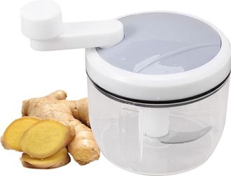 Generic Manueller Knoblauchzerkleinerer - Zerkleinerer für Knoblauch und, Mini-Zerkleinerer mit Handkurbel, tragbare Küchenmaschine für Zuhause, Lebensmittelz