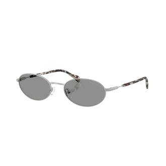 Emporio Armani Oval Sonnenbrille - - Accessories - Herren - Grau - 54 MM
