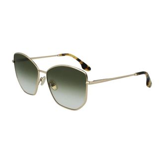 Victoria Beckham Femme, Accessoires, Jaune, Taille: ONE Size Metal Frame Lunettes de soleil