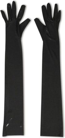 Norma Kamali Femme, Accessoires, Noir, Taille: M Long Gloves