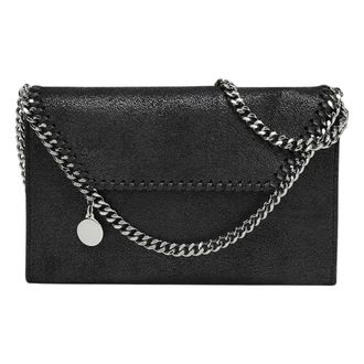 Stella McCartney Falabella Wallet-On-Chain Umh&auml;ngetasche - - Bags - Damen - Schwarzk - ONE SIZE