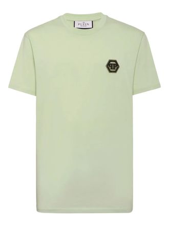 Philipp Plein T-Shirt mit Iconic Plein-Print - Gr&uuml;n