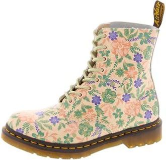 Dr. Martens Bottes mode 1460 Vonda Floral pour femme, Nuage Cr&egrave;me/Pop Floral, 38 EU