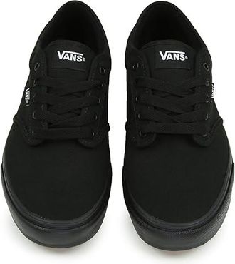 Vans Homme Atwood Canvas Sneaker, Noir Canvas Black White, 42.5 EU