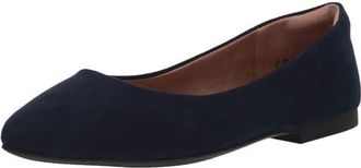 Amazon Essentials Ballerines Plates à Bout Pointu pour Femme, Bleu Marine, Pointure 42
