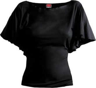 Spiral T-Shirt Gothic Elegance - Femme (3XL) (Noir)