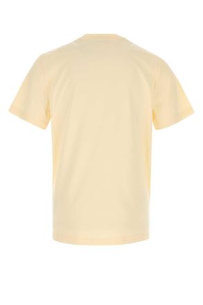 Moncler Logo-Embroidered Cotton T-Shirt - Cream
