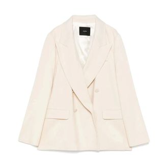 Joseph Femme, Vestes, Blanc, Taille: 40 FR Jaden Blazer