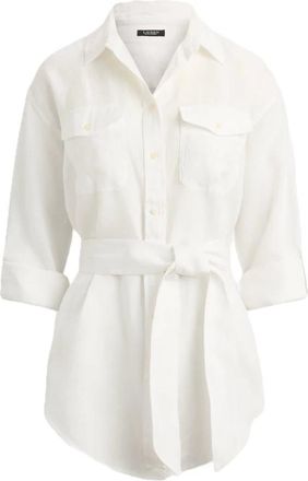 Ralph Lauren Femme, Blouses et Chemises, Beige, Taille: 40 FR Chadwick Long Sleeve Shirt
