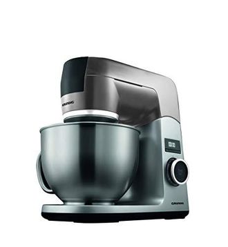 Grundig Grundig KMP8650S Küchenmaschine, 1000 W, 4,6 l Edelstahlrührschüssel, Schwarz/Silber