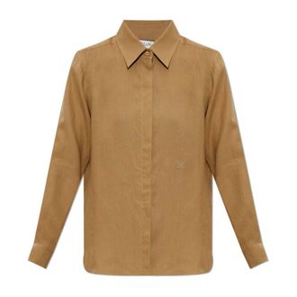 Max Mara Femme, Blouses et Chemises, Beige, Taille: 40 FR Falasco Shirt