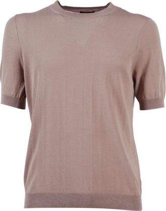 Ballantyne Homme, Pulls, Brun, Taille: M Pullover Manica Corta