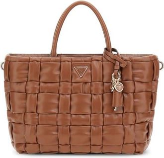 Guess sac à main sac à épaule Marion Satchel Cognac brun