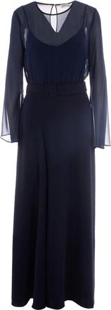 P.A.R.O.S.H. P.a.r.o.s.h., Femme, Robes, Bleu, Taille: 40 FR Panty Maxi Dress