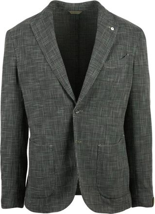 L.B.M. 1911 L.b.m. 1911, Homme, Vestes, Gris, Taille: 2XL Giacca Stondata