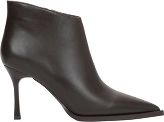 Estro & Luminara Femme, Chaussures, Brun, Taille: 38 EU Bottines &agrave; talons aiguilles et bout pointu