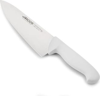 Arcos Serie 2900 - Kochmesser - Klinge Nitrum Edelstahl 200 mm - HandGriff Polypropylen Farbe Weiße