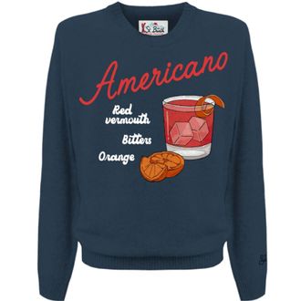 Saint Barth Pull col rond Heron - Homme - Sweatshirts et sweats &agrave; capuche - Bleu - Taille: XL