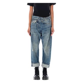 R13 Crossover Jeans - - Jeans - Damen - Blau - W27