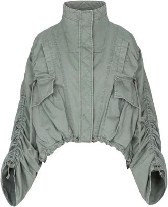 Balmain Femme, Vestes, Vert, Taille: 36 FR Balmain Manteaux