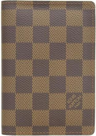 Louis Vuitton Pre-owned Passport Cover - Femme - Pre-owned - Brun - Taille: ONE Size