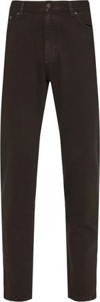 Ermenegildo Zegna Homme, Pantalons, Brun, Taille: W34 City Jeans