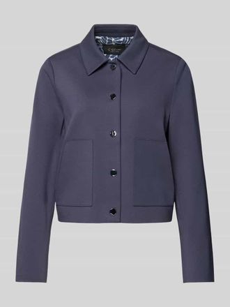 s.Oliver Black Label Regular Fit Kurzblazer aus Viskose-Mix