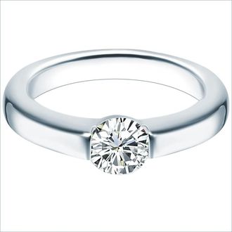 Trilani Ring - Sterling Silber Ring Zirkonia - Gr. 48 - in Silber - f&uuml;r Damen