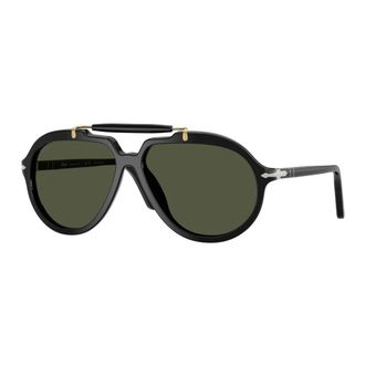 Persol Klassische Sonnenbrille Schwarz - - Accessories - Herren - Schwarzk - 57 MM