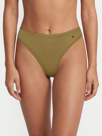 Tommy Hilfiger Stringtanga UW0UW06046 Khakifarben