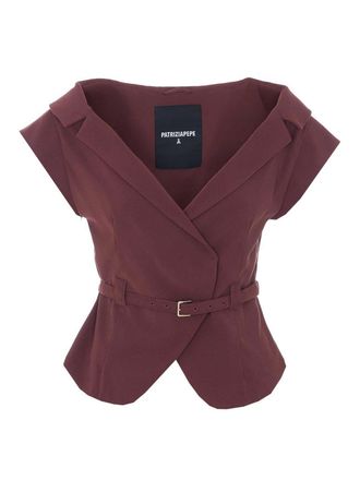 Patrizia Pepe Gilet - Rouge