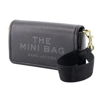 Marc Jacobs Leather Crossbody Bag - Black