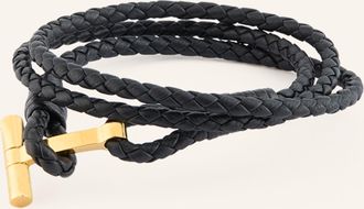 Tom Ford Lederarmband schwarz