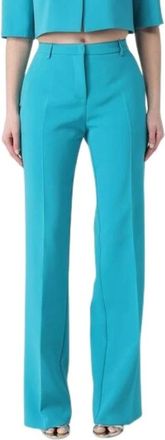 Pinko Pinko, Femme, Pantalons, Bleu, Taille: 42 FR Pantalon Droit