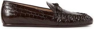 Stuart Weitzman Mocassins Britt en cuir effet crocodile
