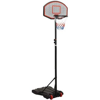 vidaXL Basketballst&auml;nder Schwarz 216-250 cm Polyethylen - Vidaxl