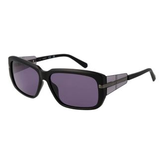 Guess Homme, Accessoires, Noir, Taille: ONE Size Plastic Rectangle Lunettes de soleil