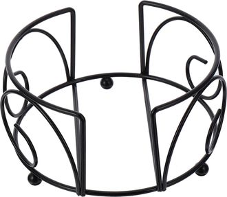 Cabilock Untersetzer Aufbewahrungsständer Eisen Einfache Lagerung für Tischsets Geeignet für Zuhause Büro Hotel Restaurant Café 11.3 X 11.3 X 5.5cm