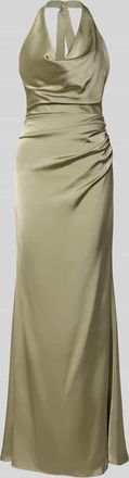 Mascara Abendkleid mit tiefem R&uuml;ckenausschnitt und Neckholder