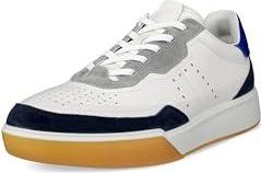 Ecco Baskets Street Court Lace pour Homme, Marine/Blanc/Virtuel, 10-10.5