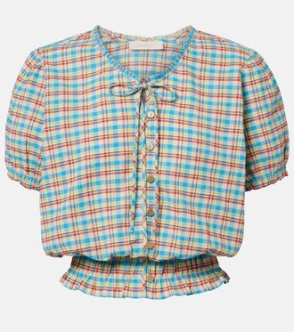 Faithfull The Brand Top Santana aus einem Baumwollgemisch