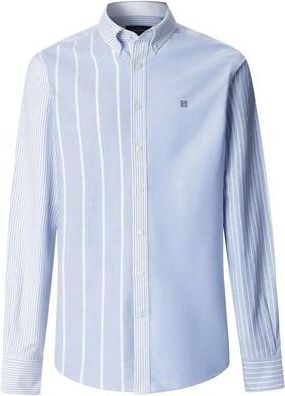 Hackett Chemise droite patchwork en coton
