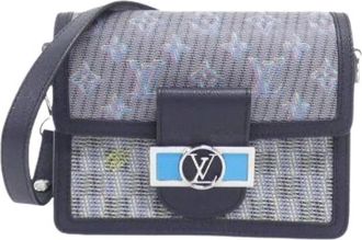 Louis Vuitton Pre-owned Sac bandouli&egrave;re Monogram LV Pop Dauphine Mini - Femme - Pre-owned - Bleu - Taille: ONE Size