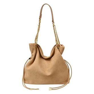 Generic Sac &agrave; bandouli&egrave;re en polyur&eacute;thane givr&eacute; avec cordon de serrage pour femme - Grande capacit&eacute; - Pour voyage, shopping, usage quotidien, kaki, 15.35x11.8