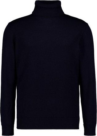 Boggi Milano Herren Pullover blau Merinowolle unifarben