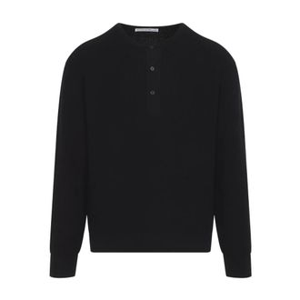 STUDIO NICHOLSON Corine Strickpullover - - Knitwear - Herren - Schwarzk - XL