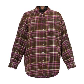 R13 Hemd mit Karomuster - - Blouses & Shirts - Damen - Mehrfarbig - S