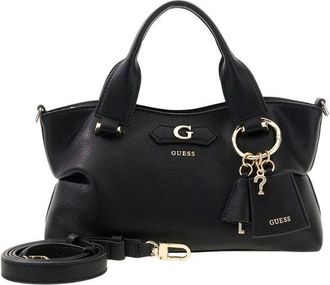 Guess Womens Satchel Bag Black Polyurethane - Satchel-Bags