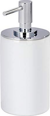 WENKO 21651100 Seifenspender, Keramik, 8,5 x 16 x 7,2 cm, Polaris neo weiß