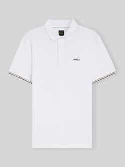 HUGO BOSS Slim Fit Poloshirt mit Tennisball-Pr&auml;gung Modell PL_TOC GAME1